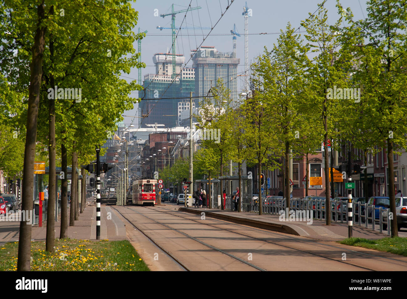 The New Hague City centre under construction. Charles M. Vella/Alamy ...