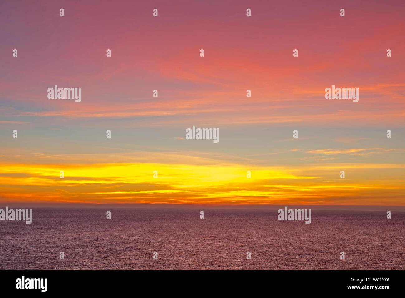 DAWN OVER SEA Stock Photo - Alamy