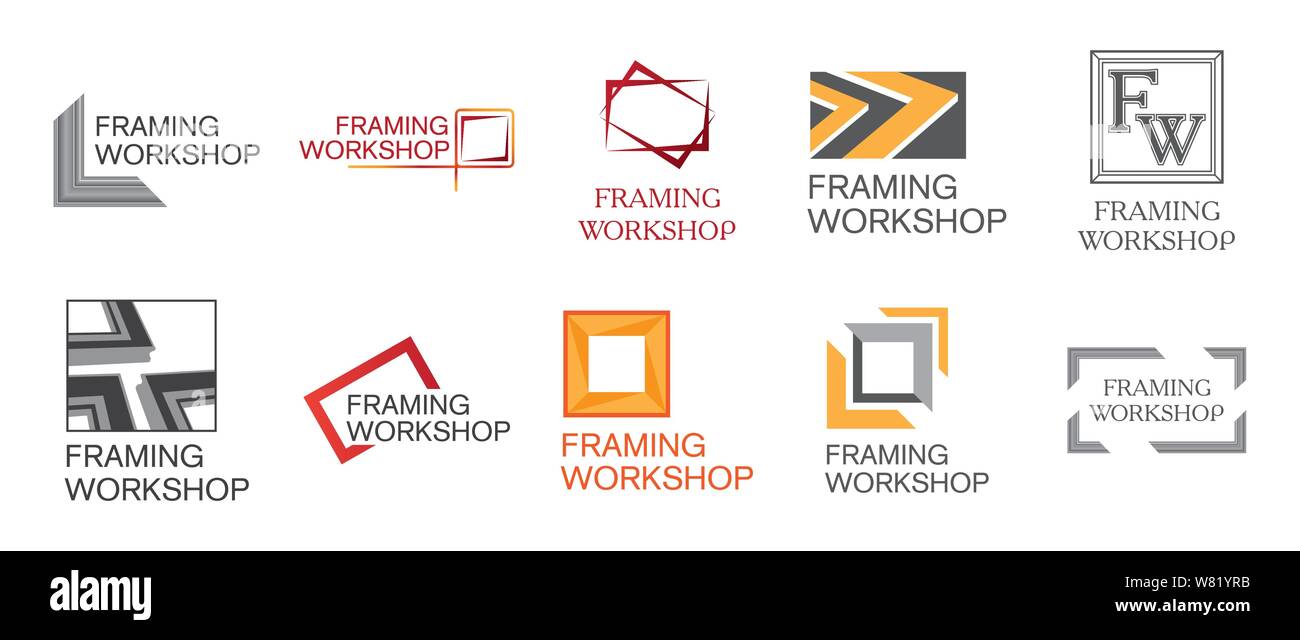 Wooden panel framing Stock Vector Images - Alamy