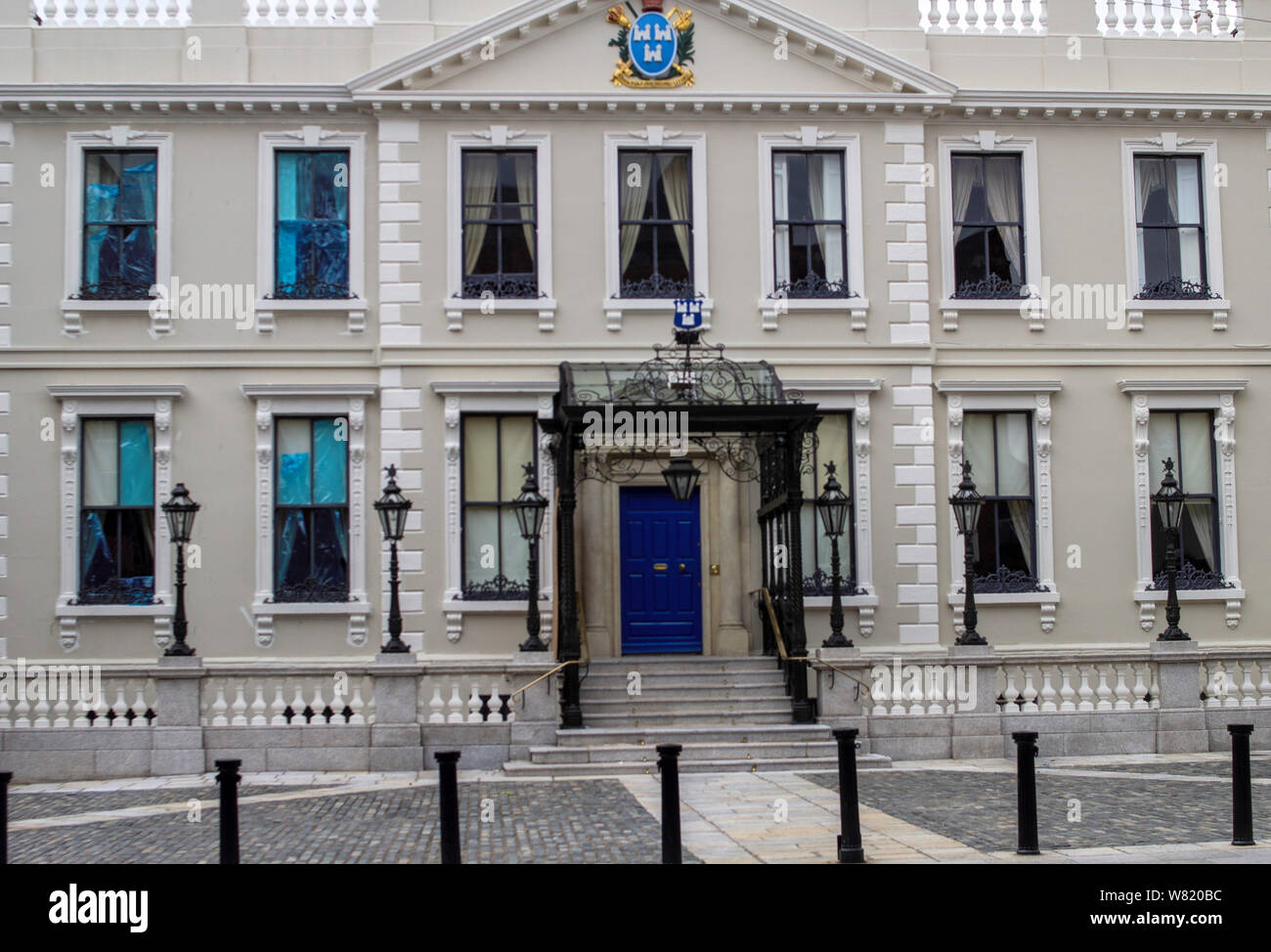 The Mansion House in Dawson Street, Dublin,the official residence of ...