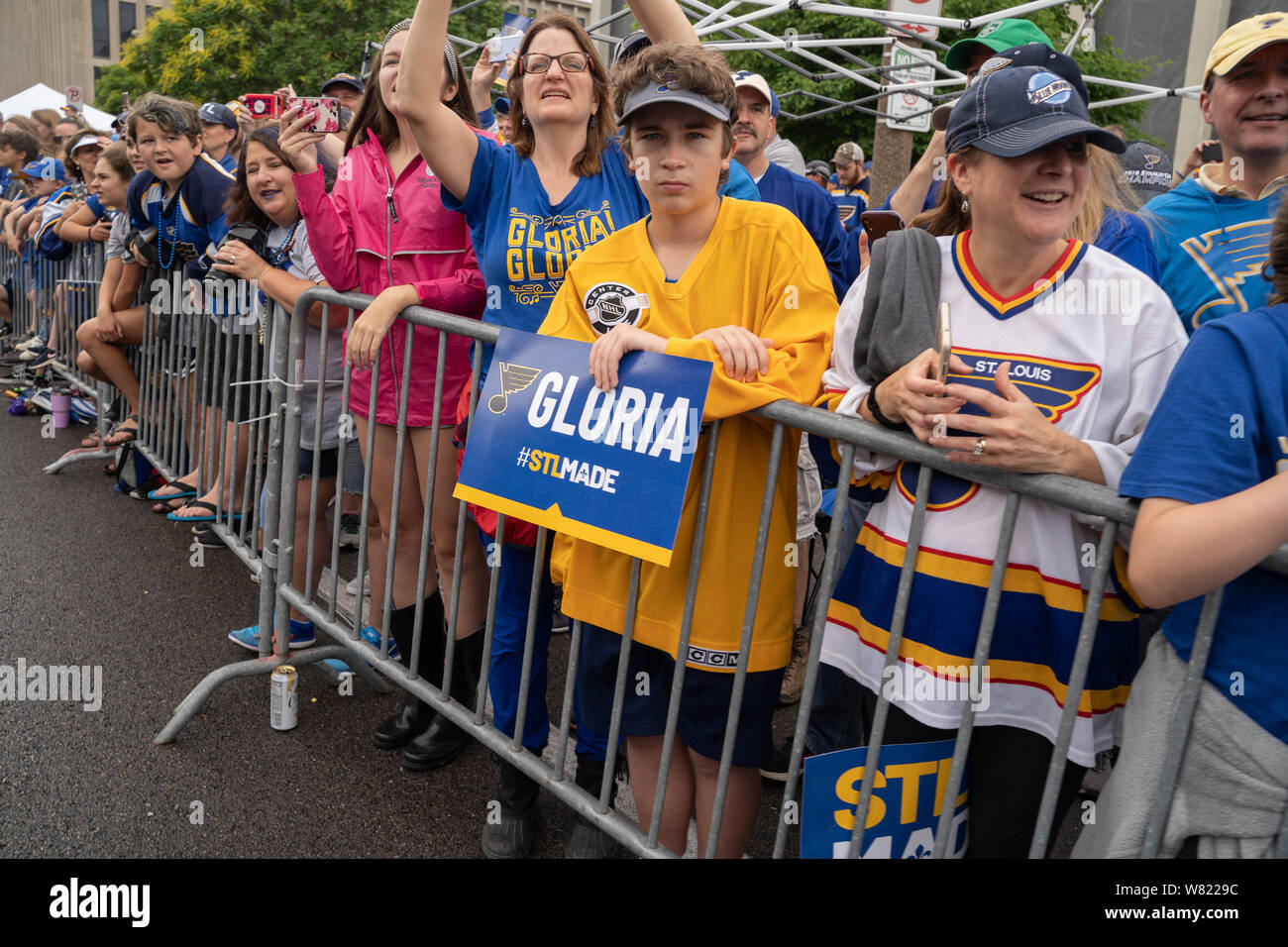 The Parade and rally celebrating Saint Louis Blues Hockey Team's ...