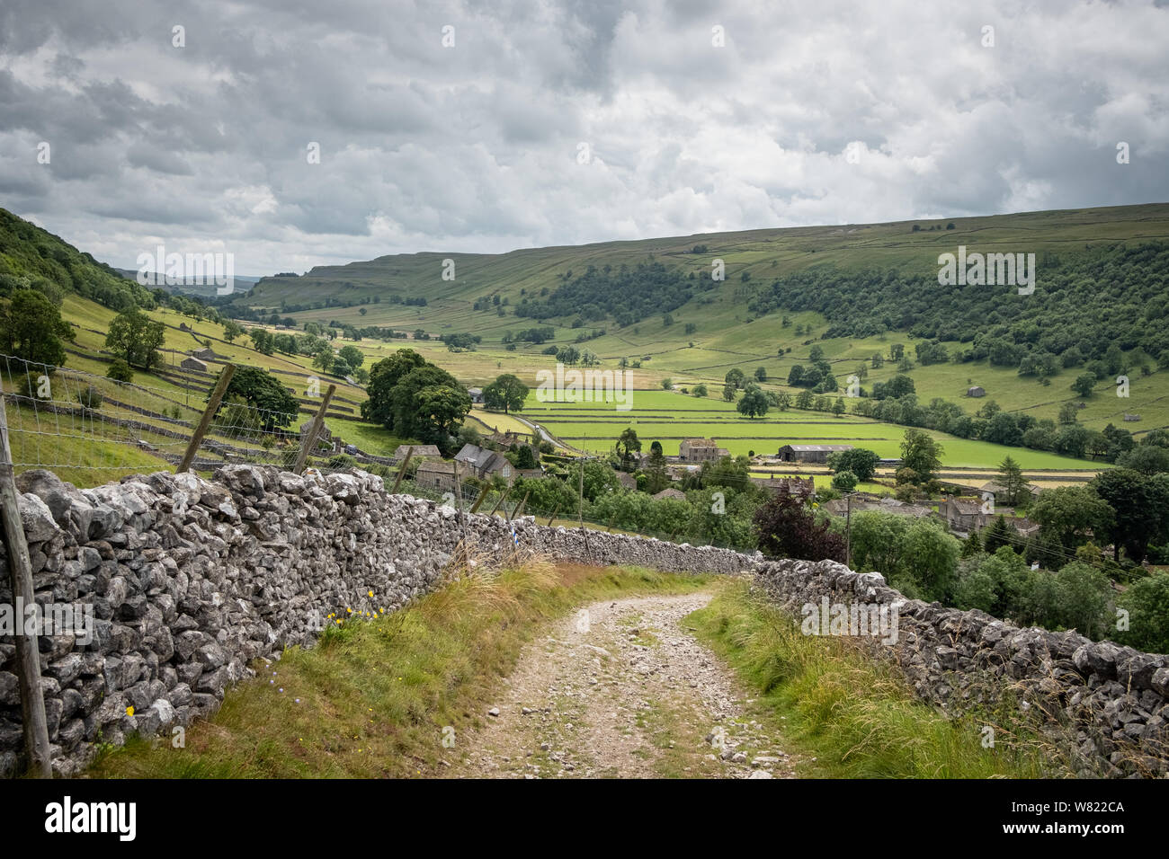 Buckden in the Yorkshire Dales National Park, England, UK Stock Photo ...