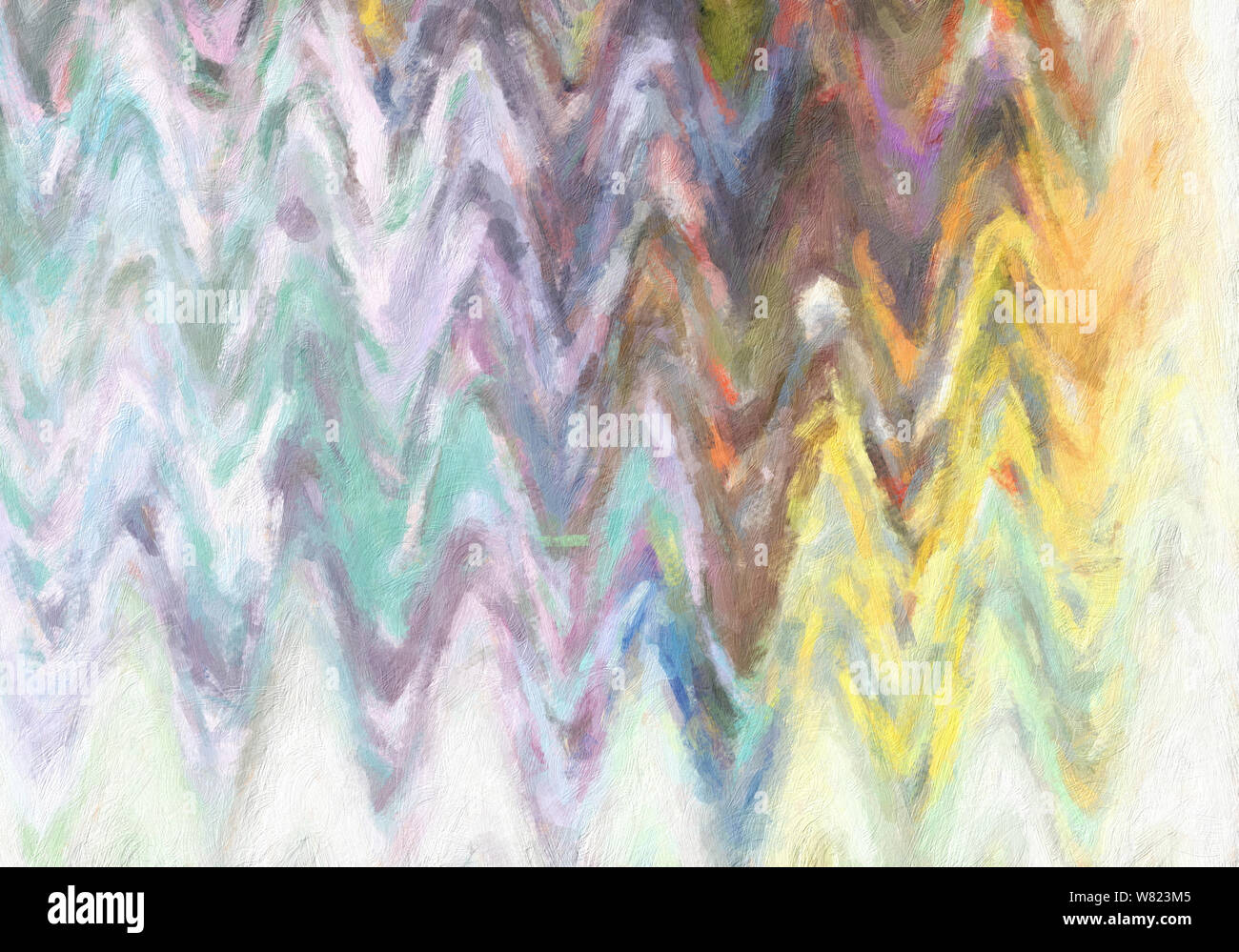 Abstract painting in oil background, splashes of paint on canvas ...