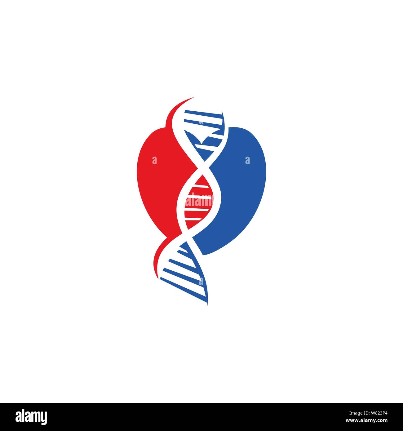 Genetic Health Logo Design Illustration Icon concept Vector Stock ...