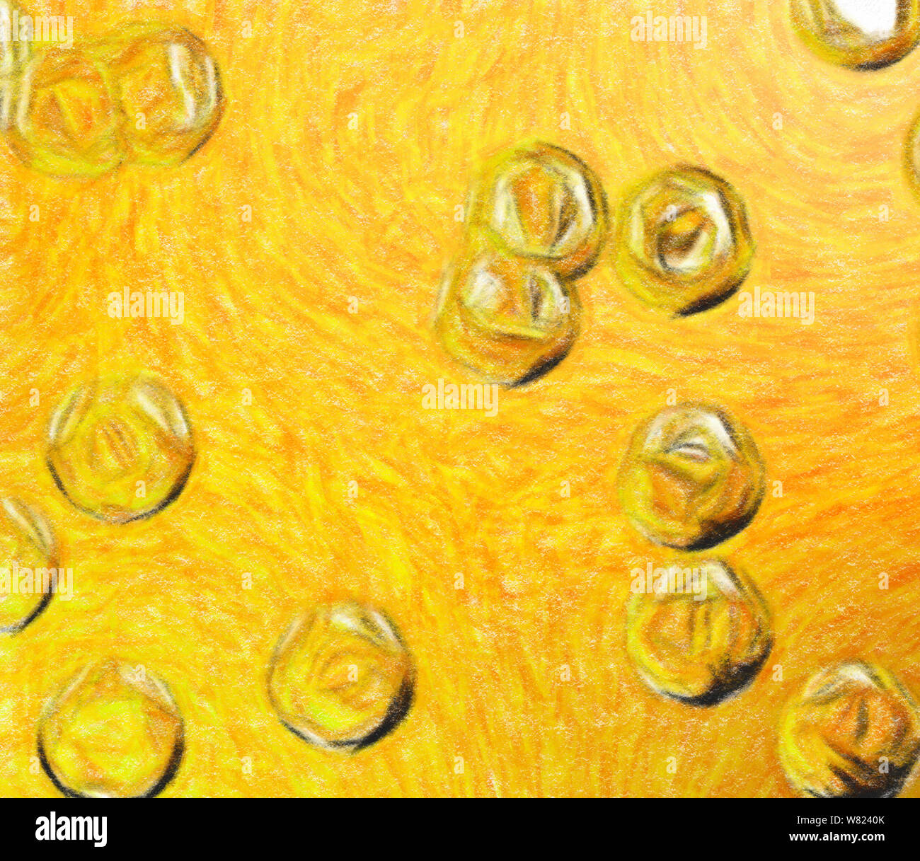 Abstract artwork aesthetic design with messy oil paint strokes, art ...