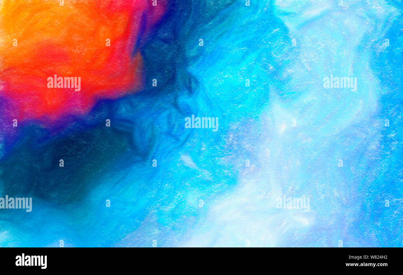 Colorful drawing abstract texture background in contemporary style ...