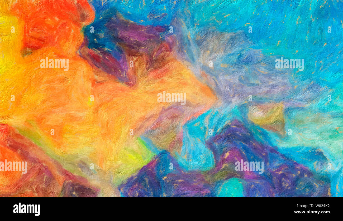 Colorful drawing abstract texture background in contemporary style ...