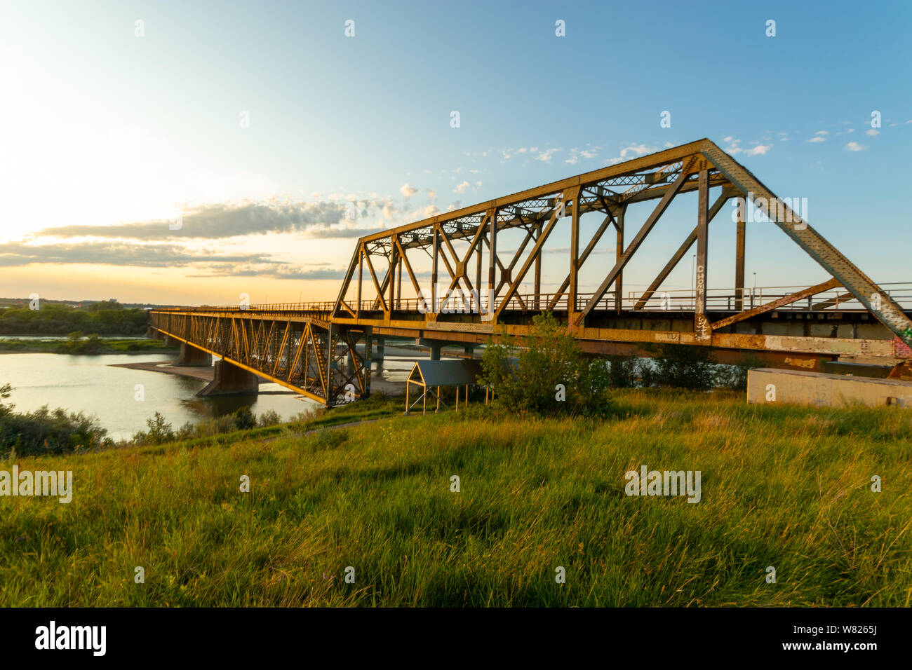 Old grand trunk railway bridge hi-res stock photography and images - Alamy