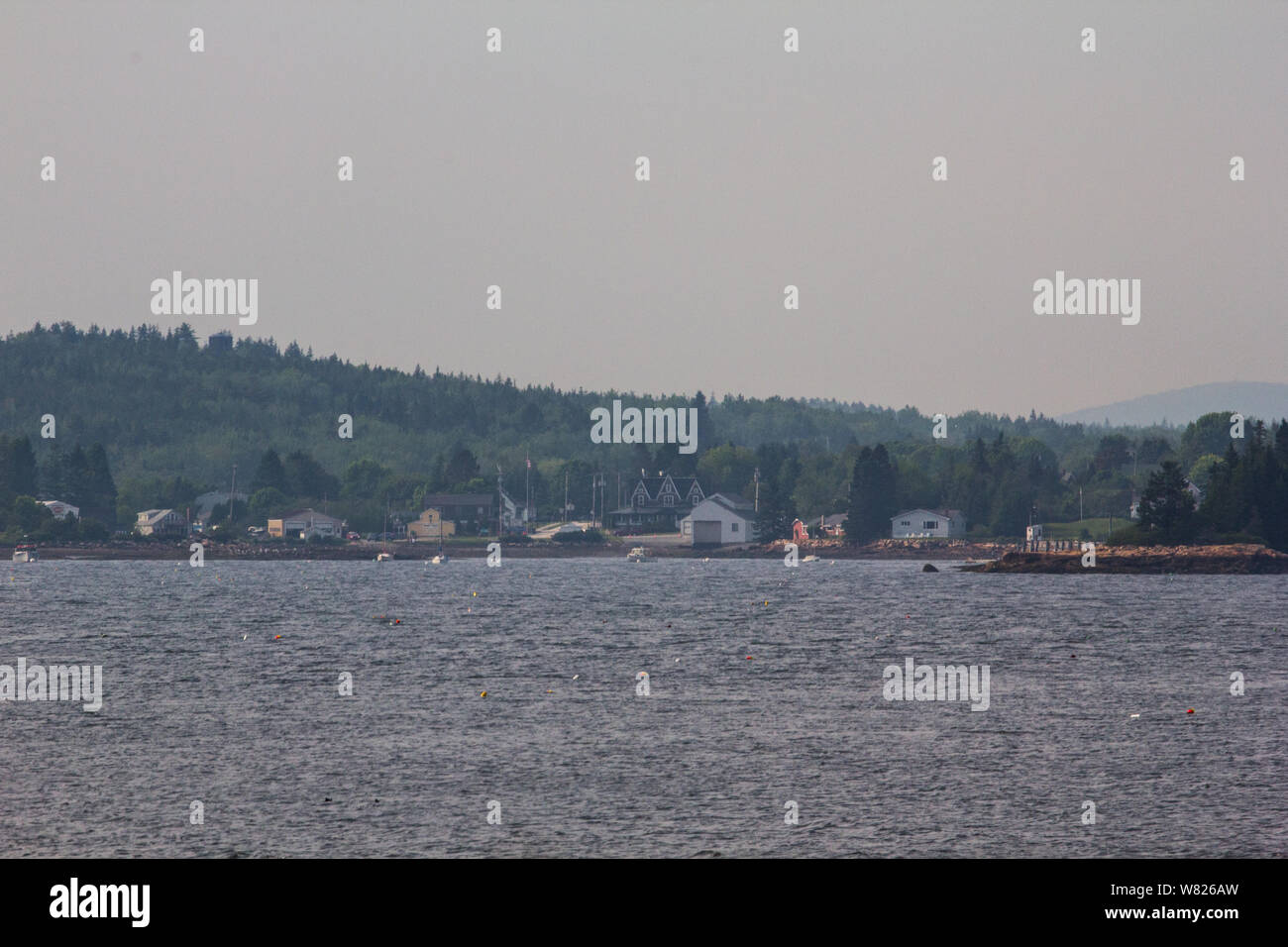 Winter Harbor, Maine Stock Photo - Alamy