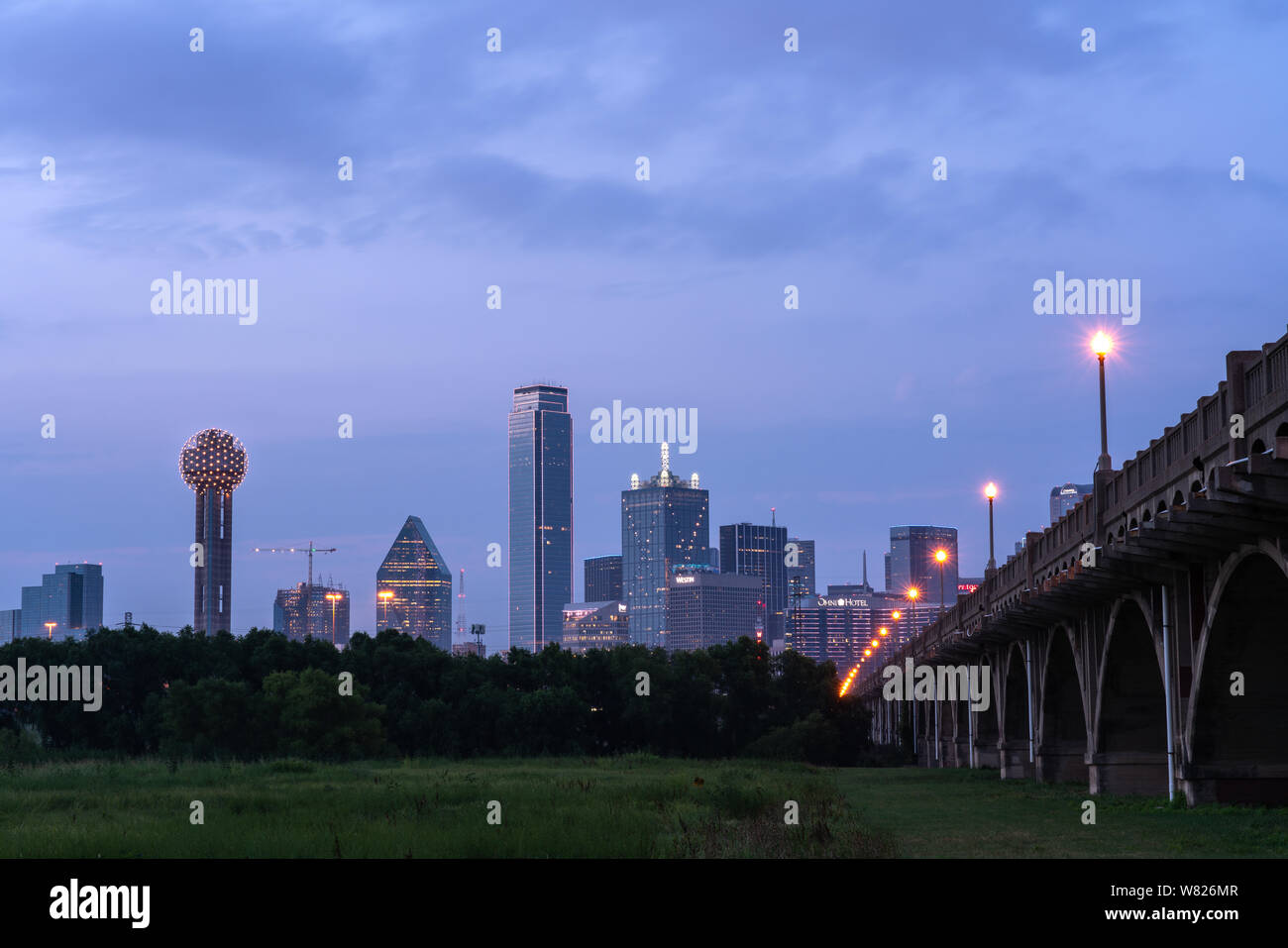 Dallas city view hi-res stock photography and images - Alamy