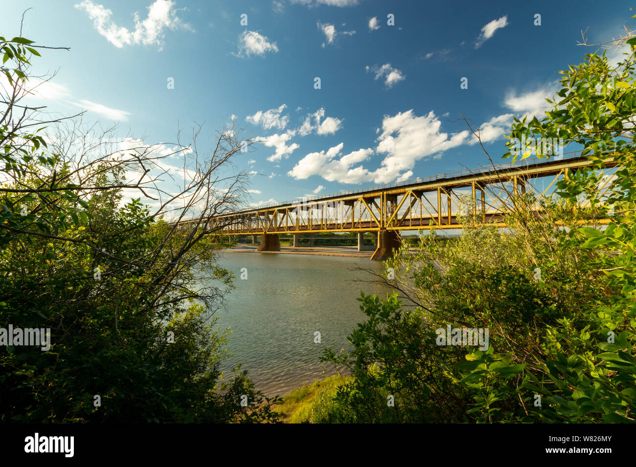 Sky trees and bridges hi-res stock photography and images - Alamy