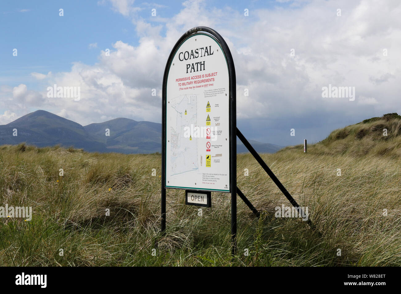 Coastal path in ballykinler hi-res stock photography and images - Alamy