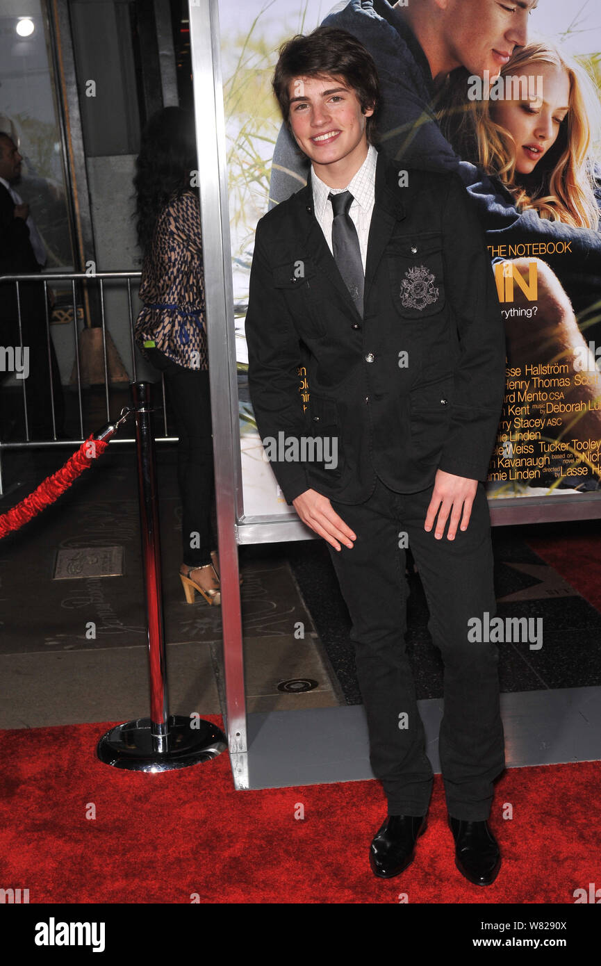 LOS ANGELES, CA. February 01, 2010: Gregg Sulkin at the world premiere ...