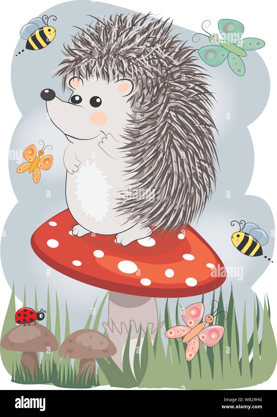 Lush fungus Stock Vector Images - Alamy