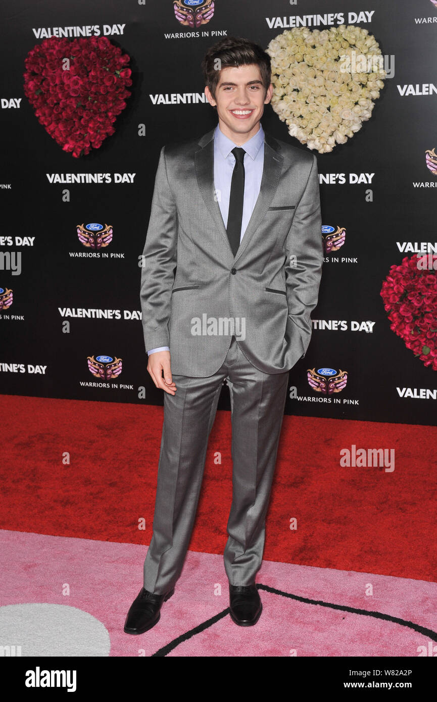 LOS ANGELES, CA. February 08, 2010: Carter Jenkins at the world ...