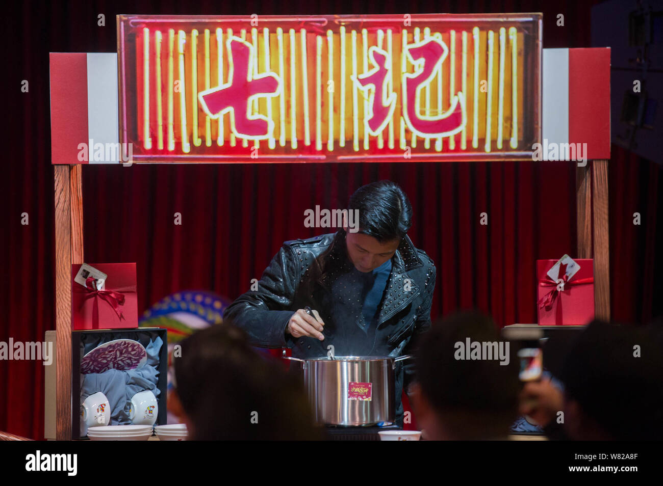 Hong Kong singer and actor Nicholas Tse cooks tangyuan or glutinous ...