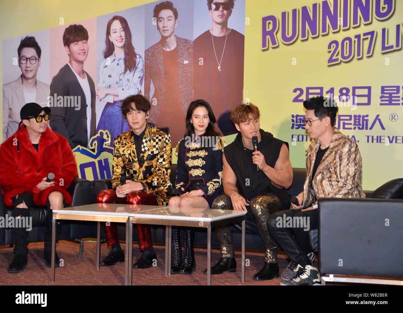 (From left) South Korean entertainer Ha Dong-hoon, better known by his ...