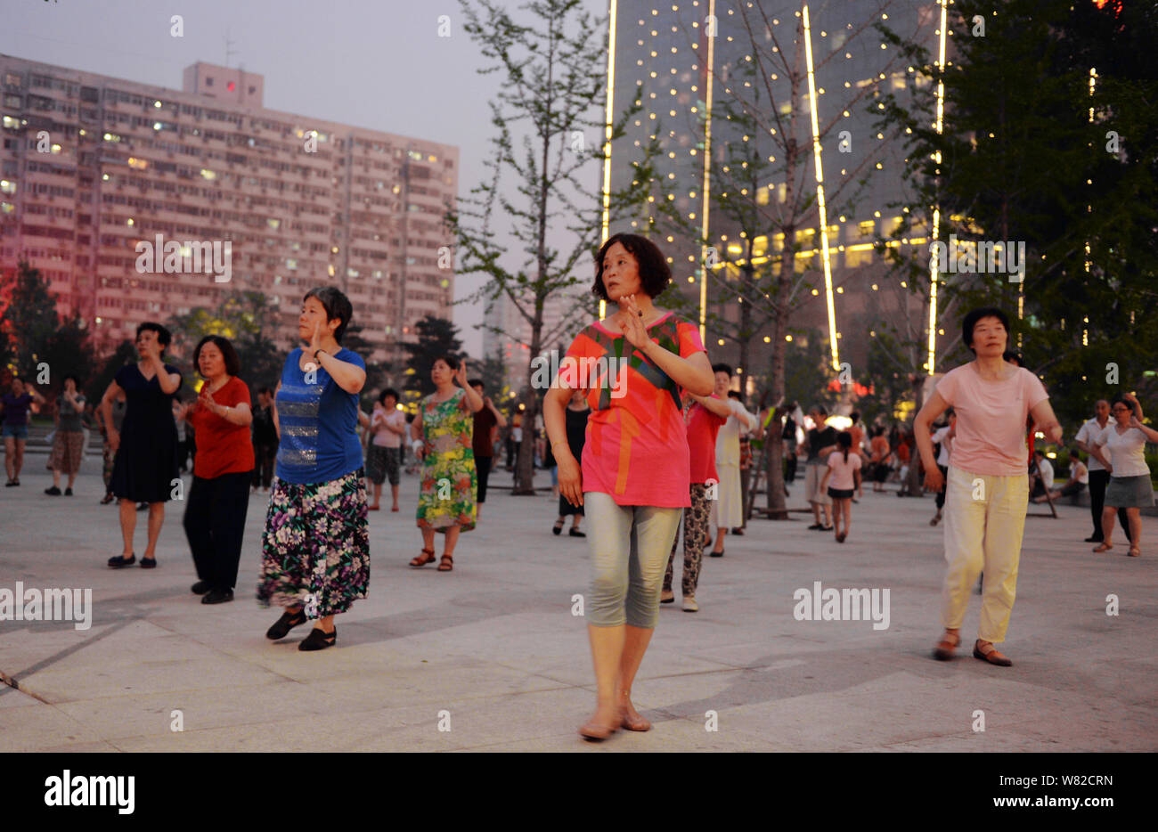 Beijing square dance hi-res stock photography and images - Alamy
