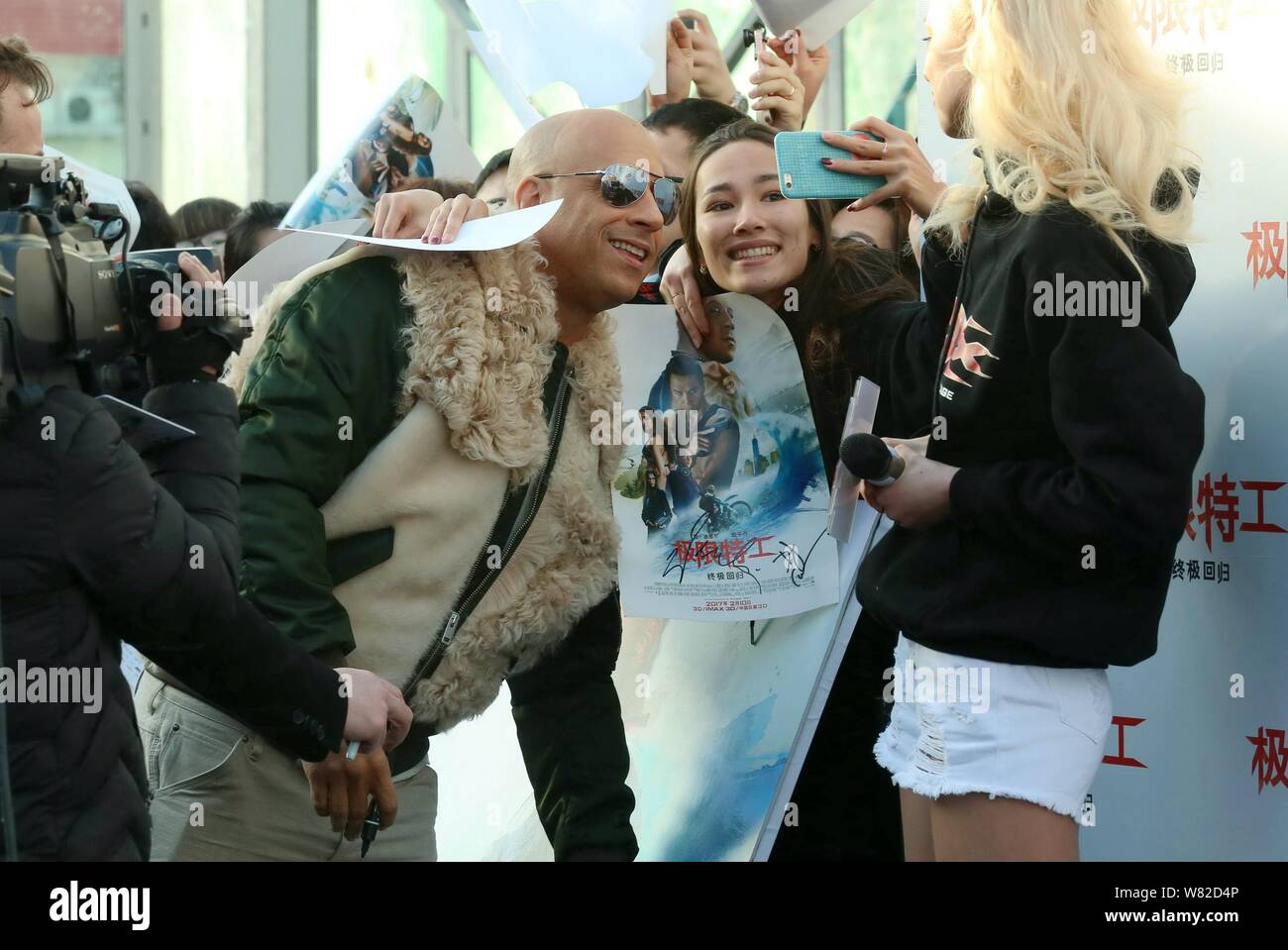 American actor Mark Sinclair, better known by his stage name Vin Diesel ...