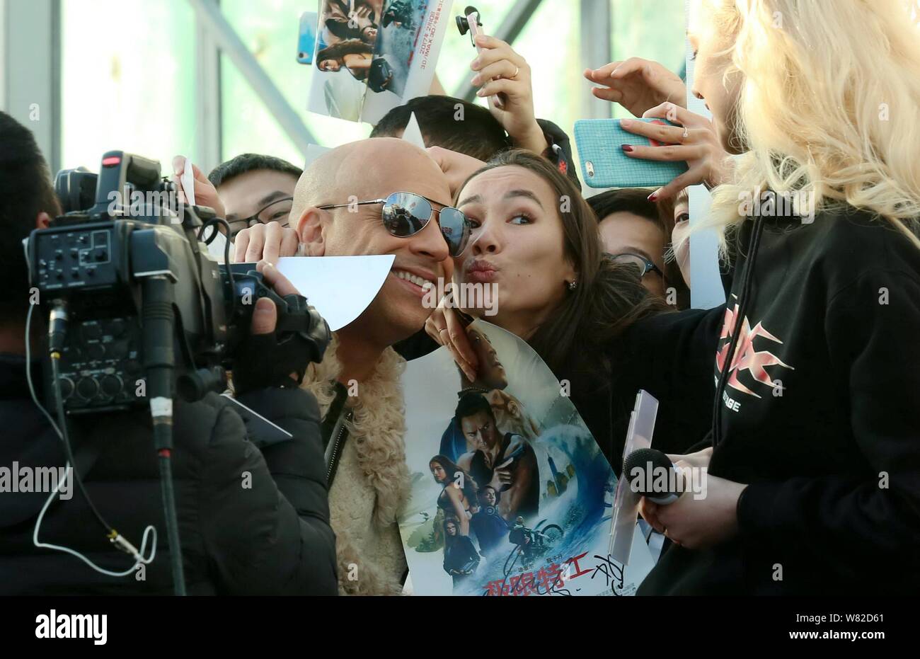 American actor Mark Sinclair, better known by his stage name Vin Diesel ...