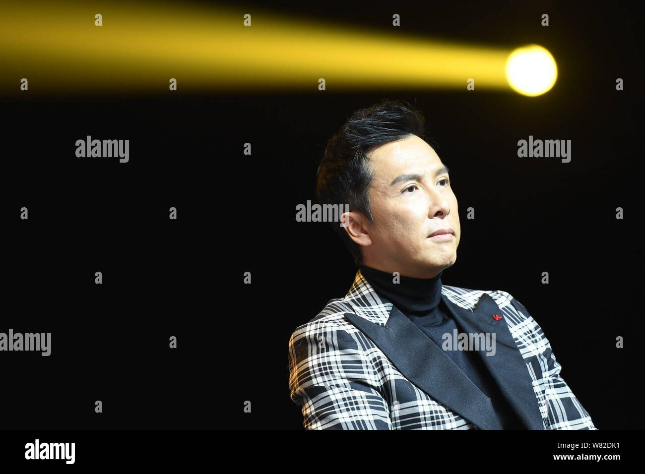 Hong Kong actor Donnie Yen attends the press conference for the ...