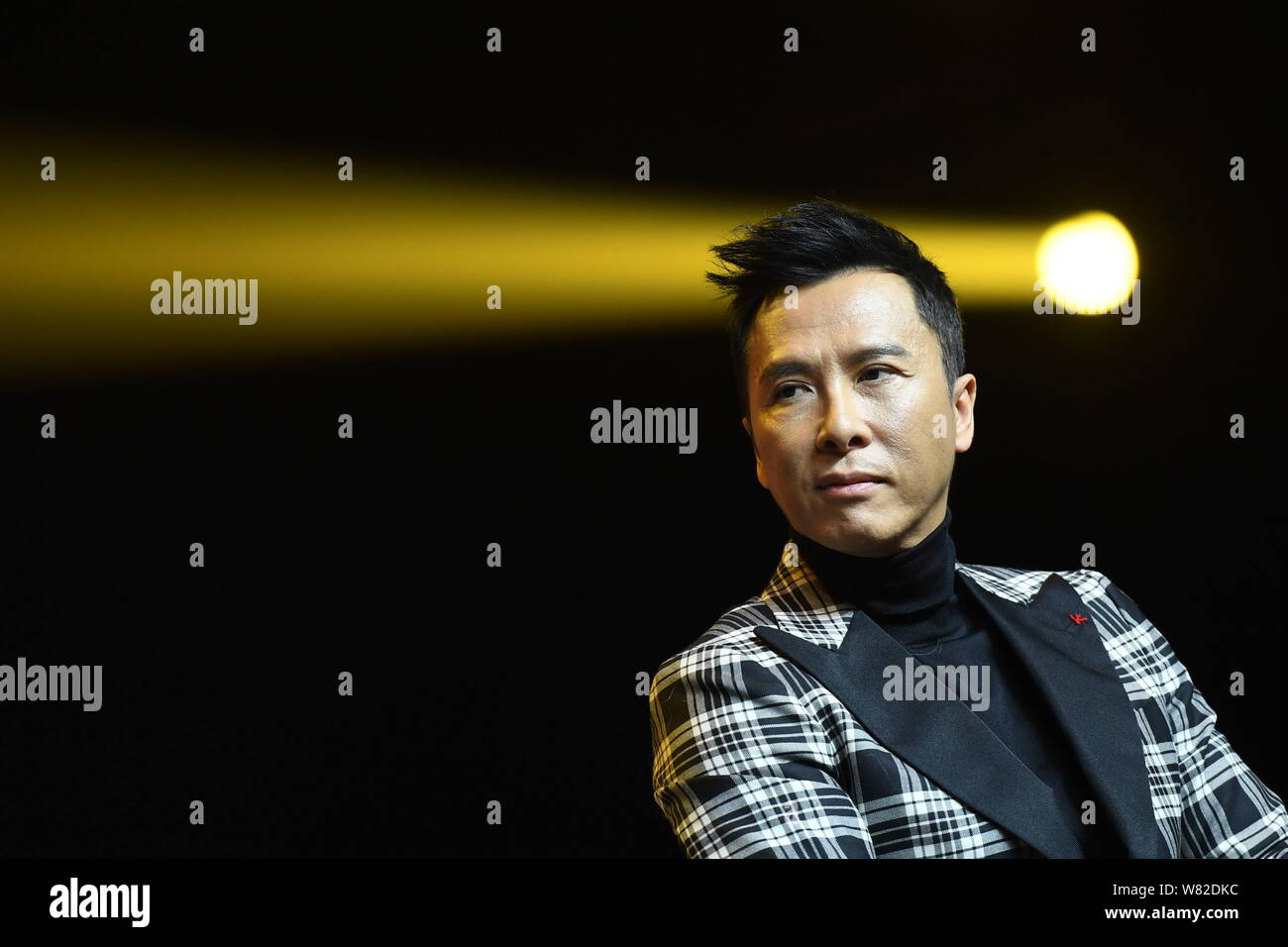 Hong Kong actor Donnie Yen attends the press conference for the ...
