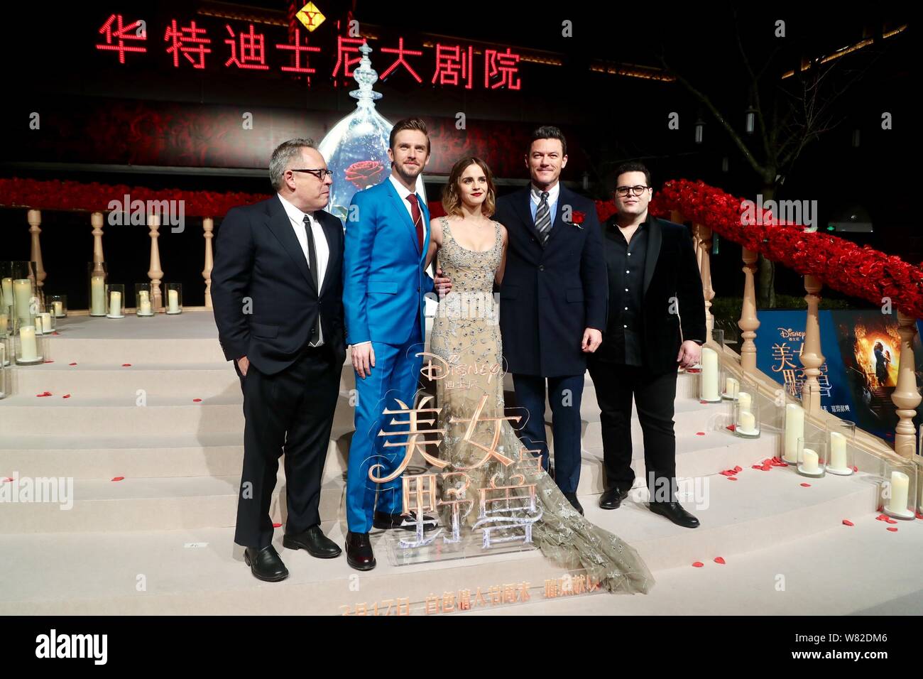 (From left) American director Bill Condon, English actor Daniel ...