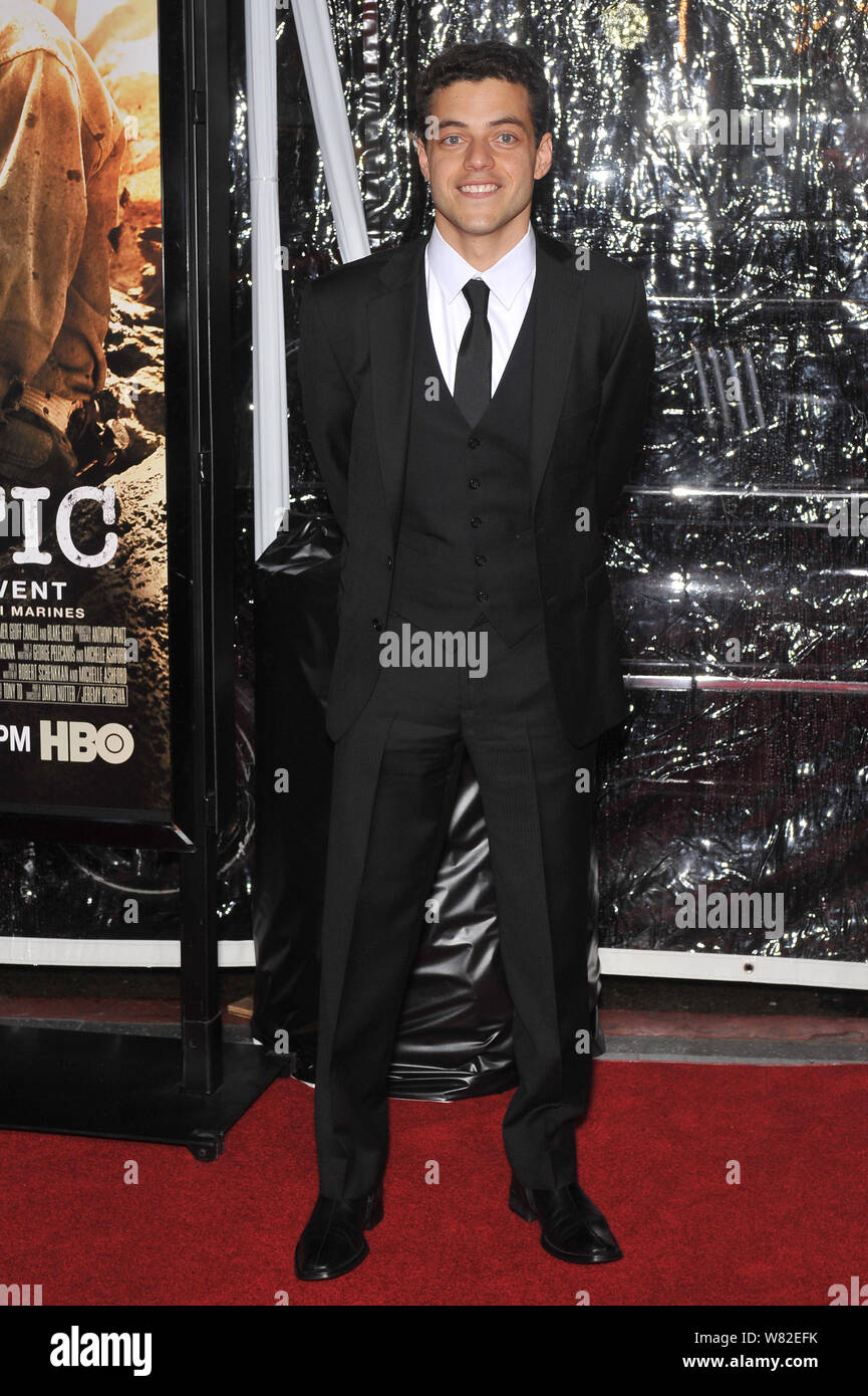 LOS ANGELES, CA. February 24, 2010: Rami Malek at the premiere of his ...