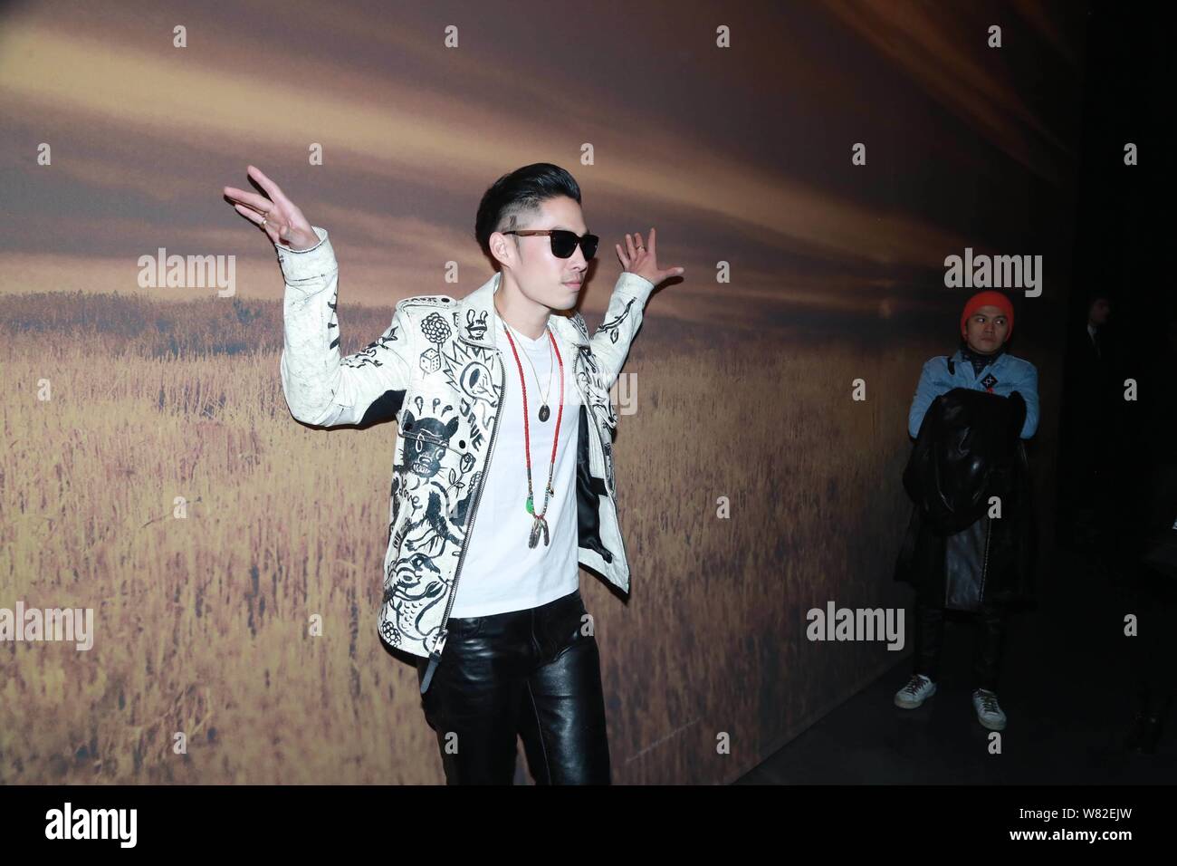 Taiwanese singer and actor Vanness Wu attends the Coach fashion show ...