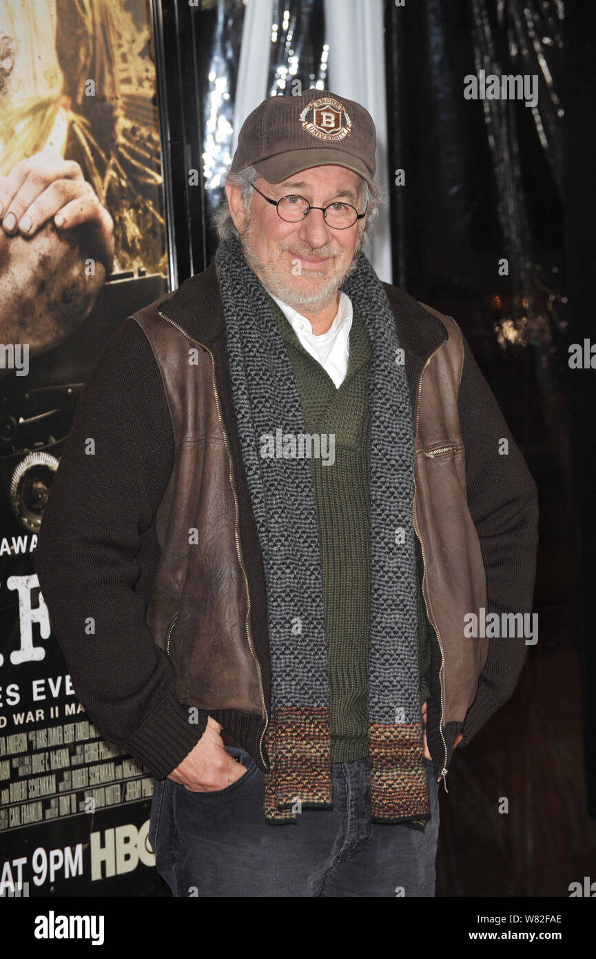 LOS ANGELES, CA. February 24, 2010: Executive producer Steven Spielberg ...