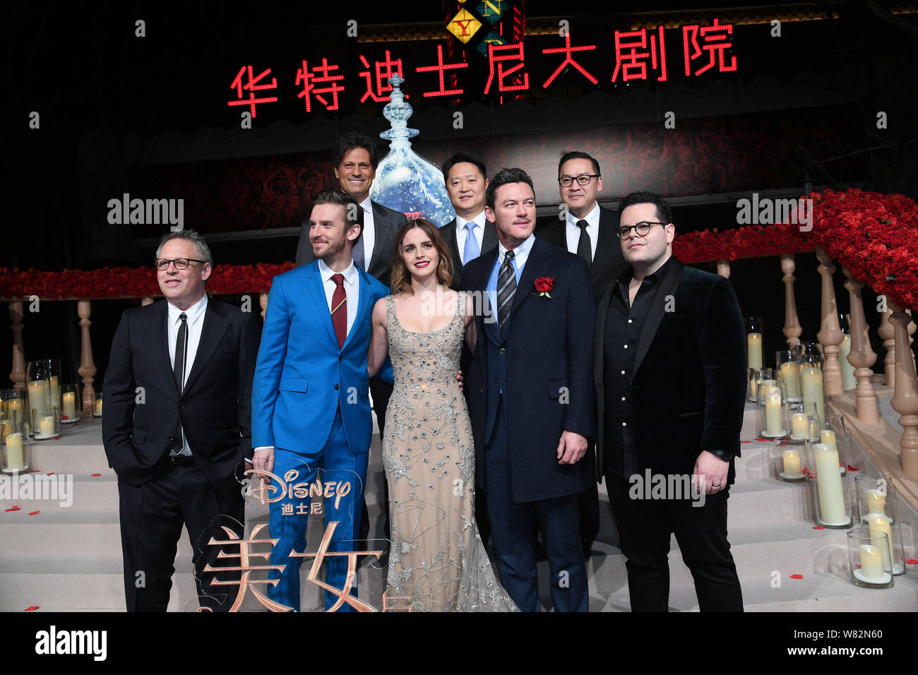 (From left) American director Bill Condon, English actor Daniel ...