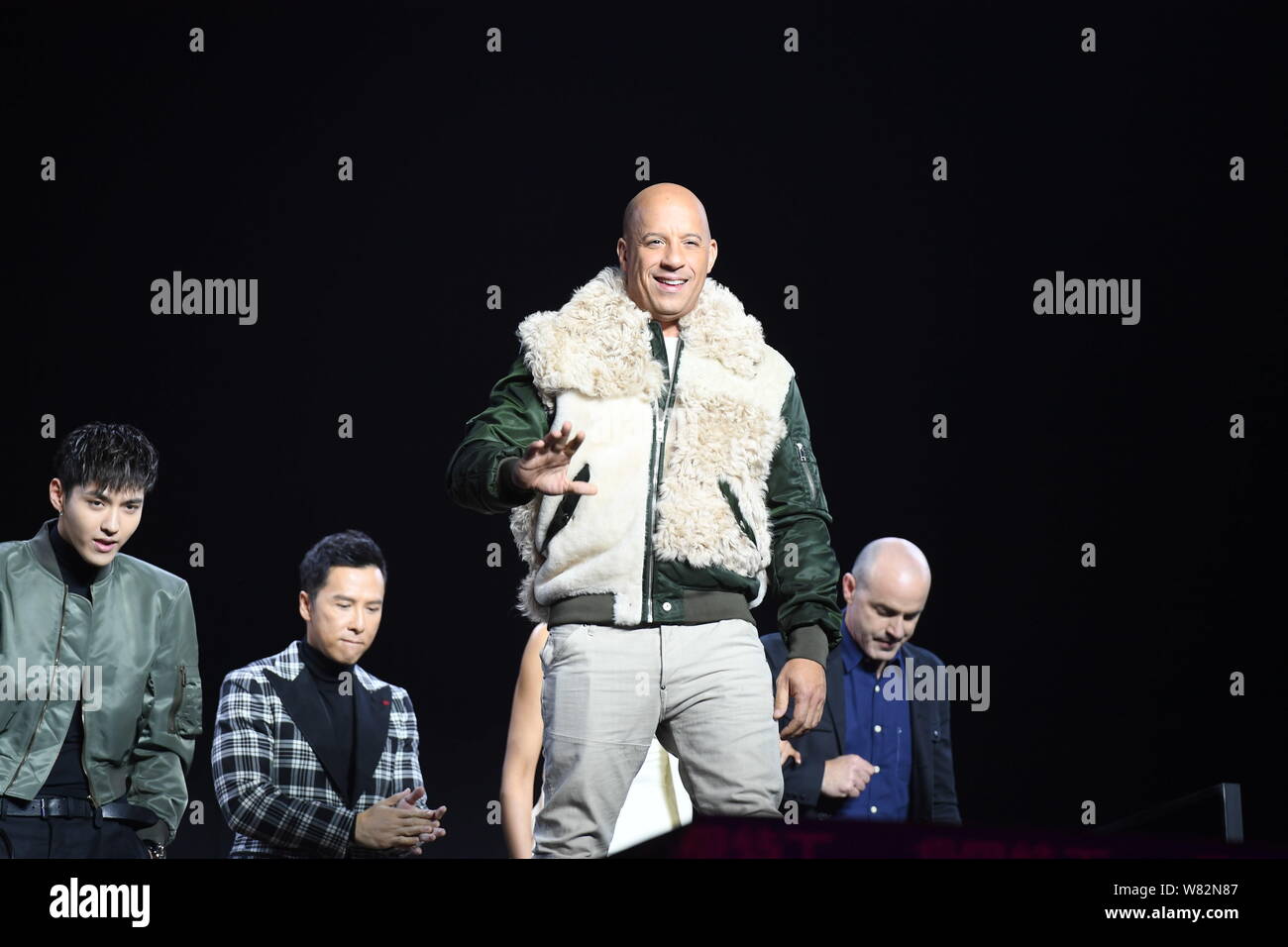 American actor Mark Sinclair, better known by his stage name Vin Diesel ...