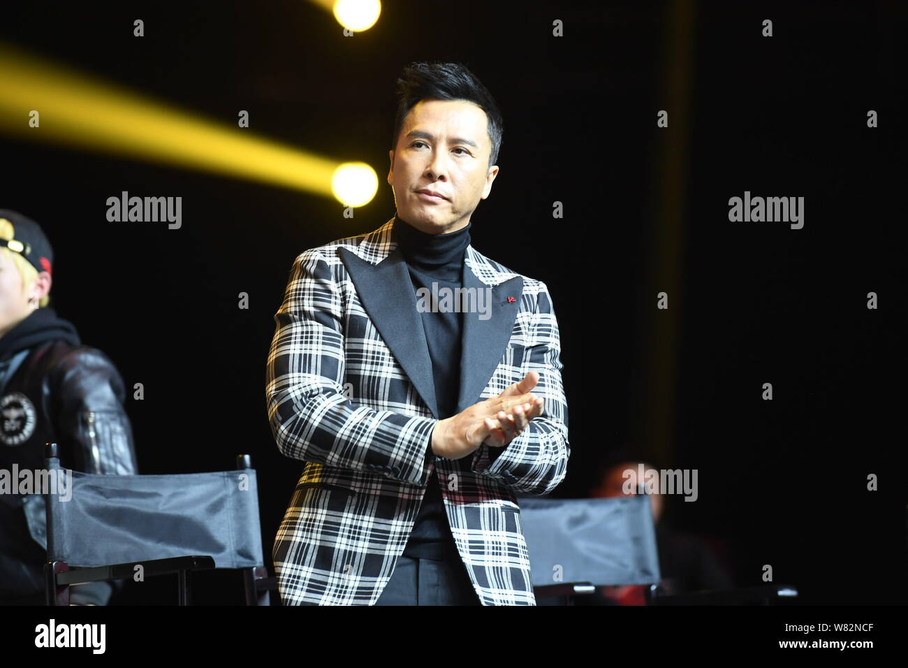 Hong Kong actor Donnie Yen attends the press conference for the ...