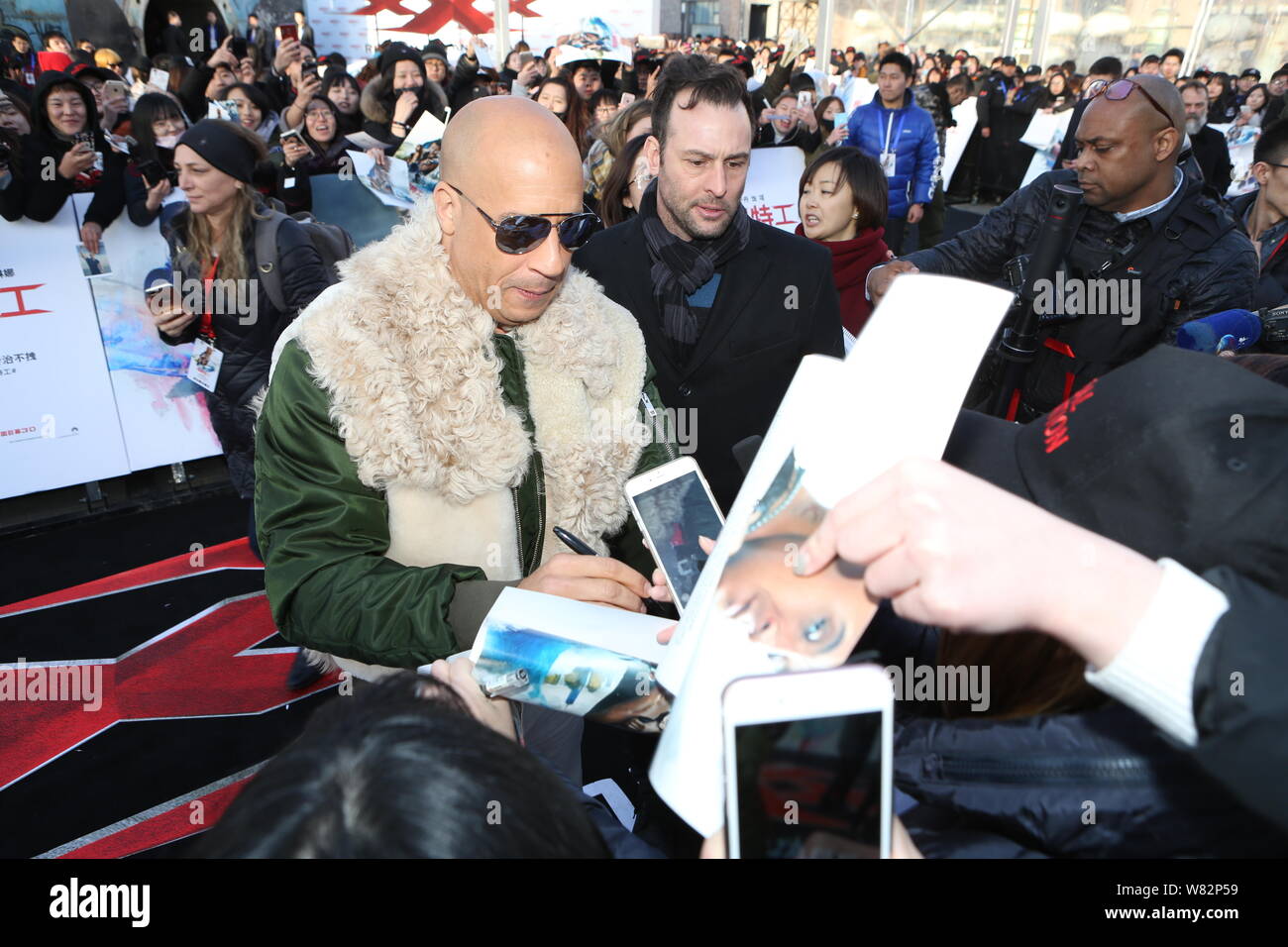 American actor Mark Sinclair, better known by his stage name Vin Diesel ...