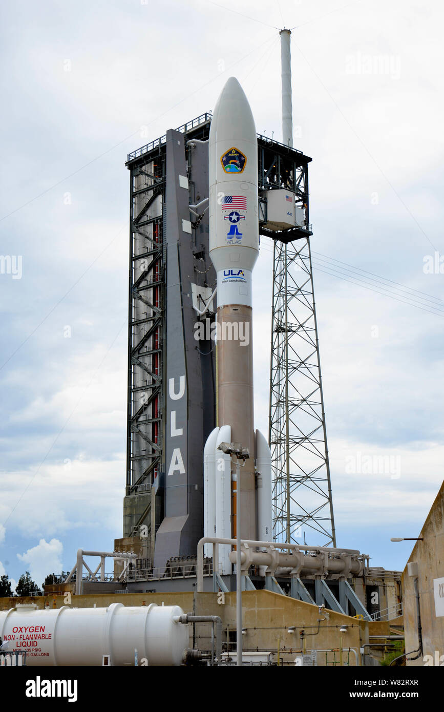 Cape Canaveral Air Force Station. Florida. USA. August 7, 2019 ...