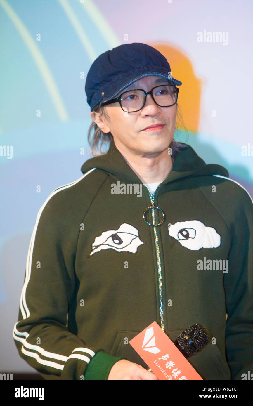 Hong Kong director and actor Stephen Chow attends a promotional event ...