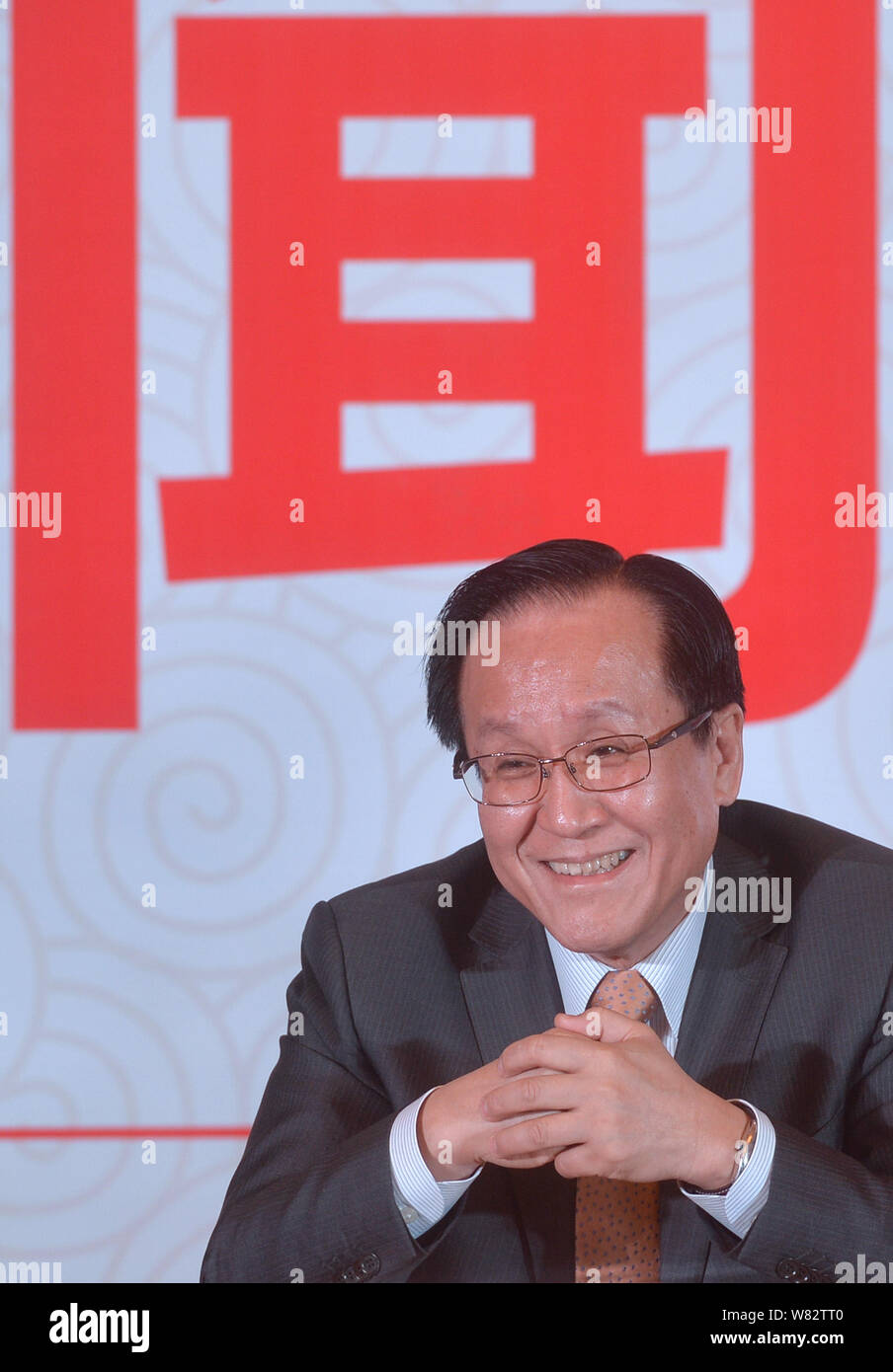 Saegusa Tomohiro, head of Chinese operations of Ito Yokado, attends a ...