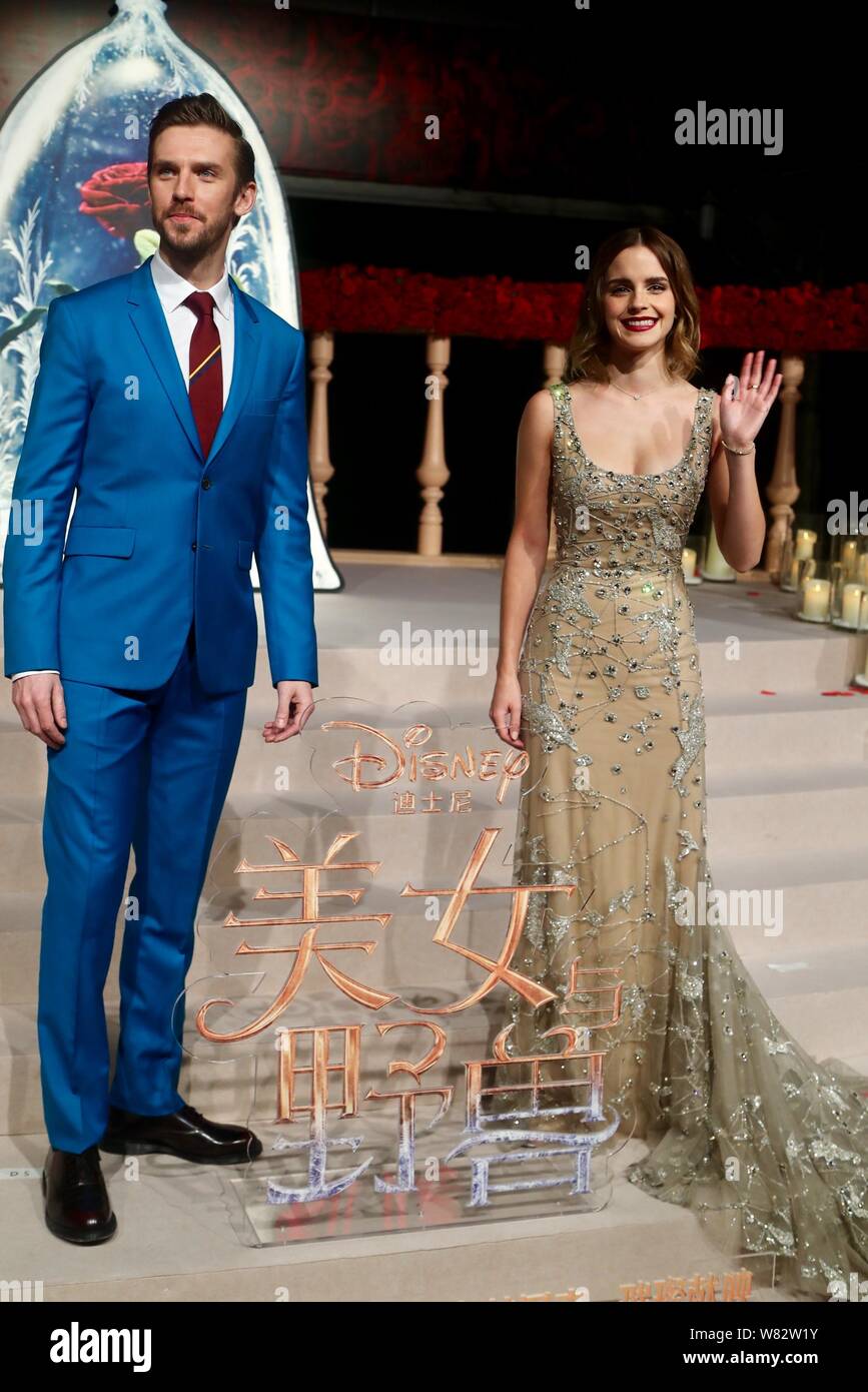 British actress Emma Watson, right, and English actor Daniel Jonathan ...