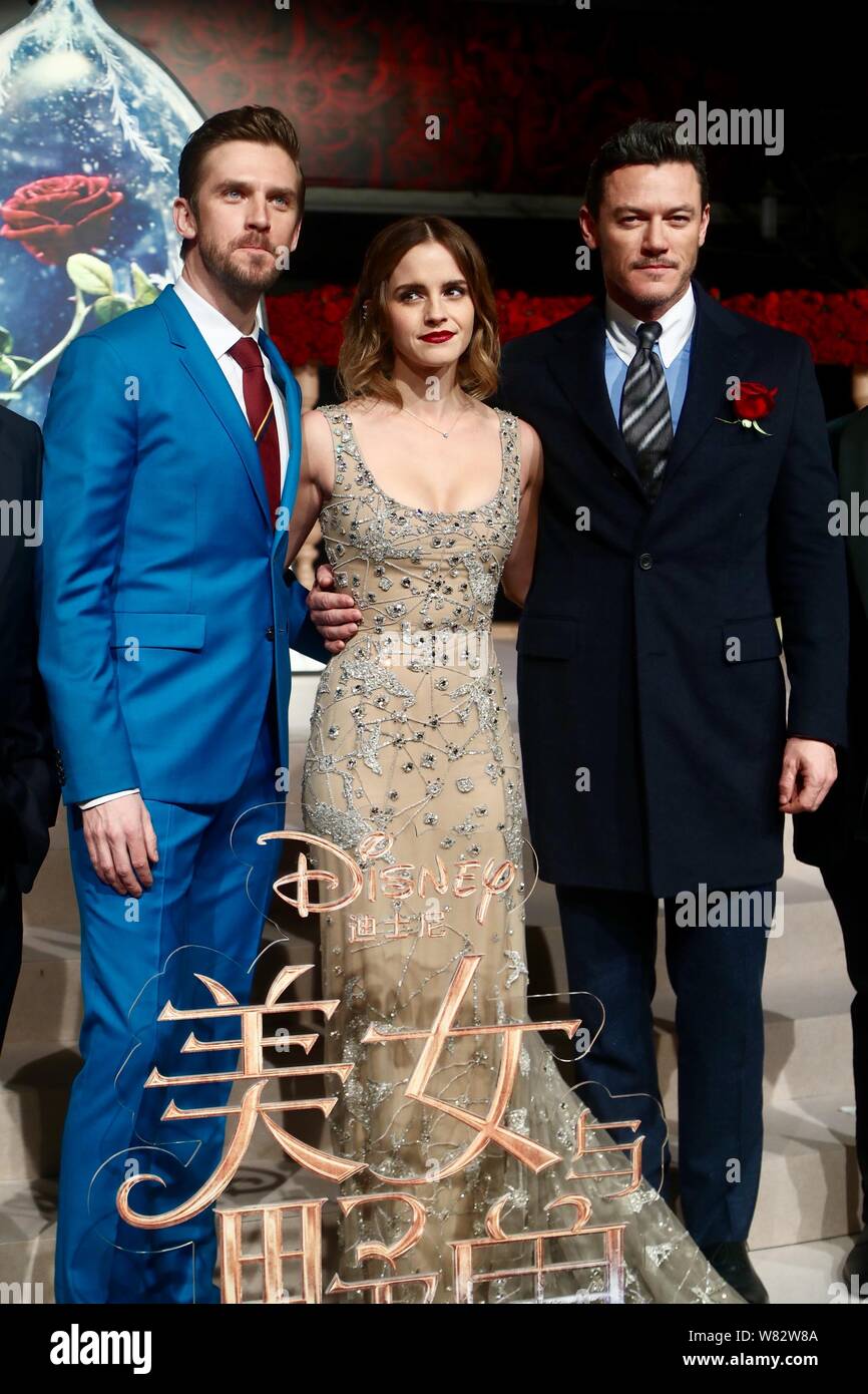 (From left) English actor Daniel Jonathan "Dan" Stevens, British ...