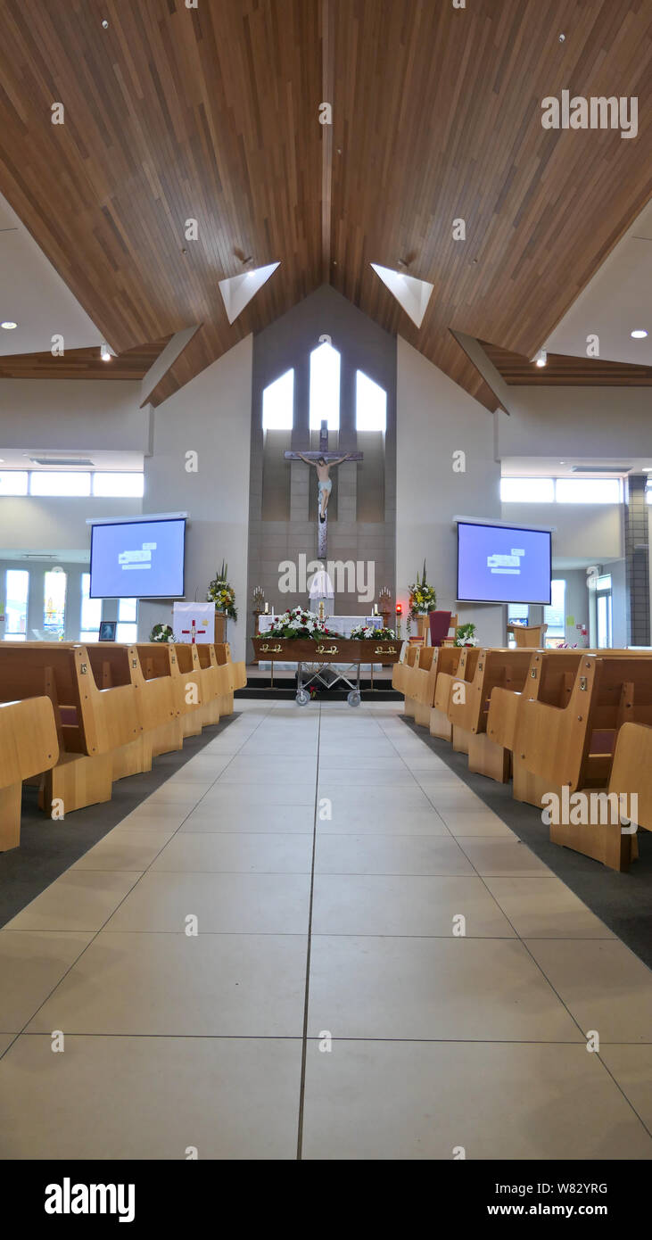 Closeup shot catholic chapel hi-res stock photography and images - Alamy