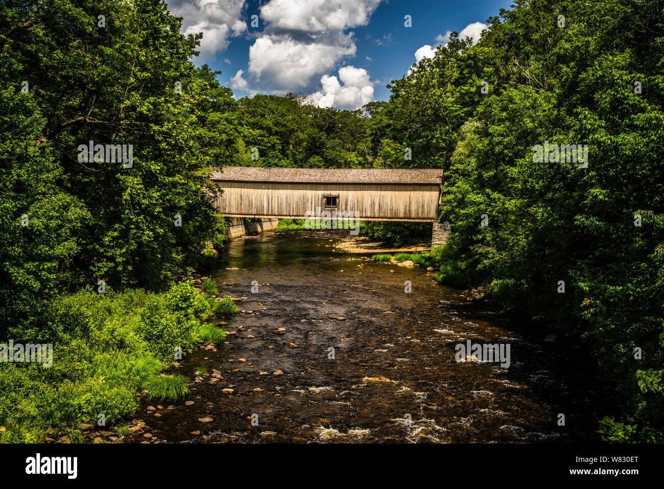 Comstock's Bridge East Hampton, Connecticut, USA Stock Photo - Alamy
