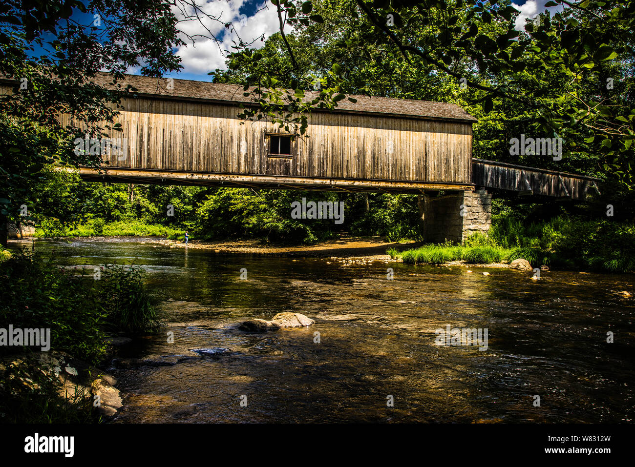 Comstock's Bridge East Hampton, Connecticut, USA Stock Photo - Alamy
