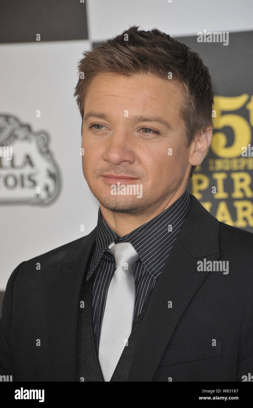 LOS ANGELES, CA. March 05, 2010: Jeremy Renner at the 25th Anniversary ...