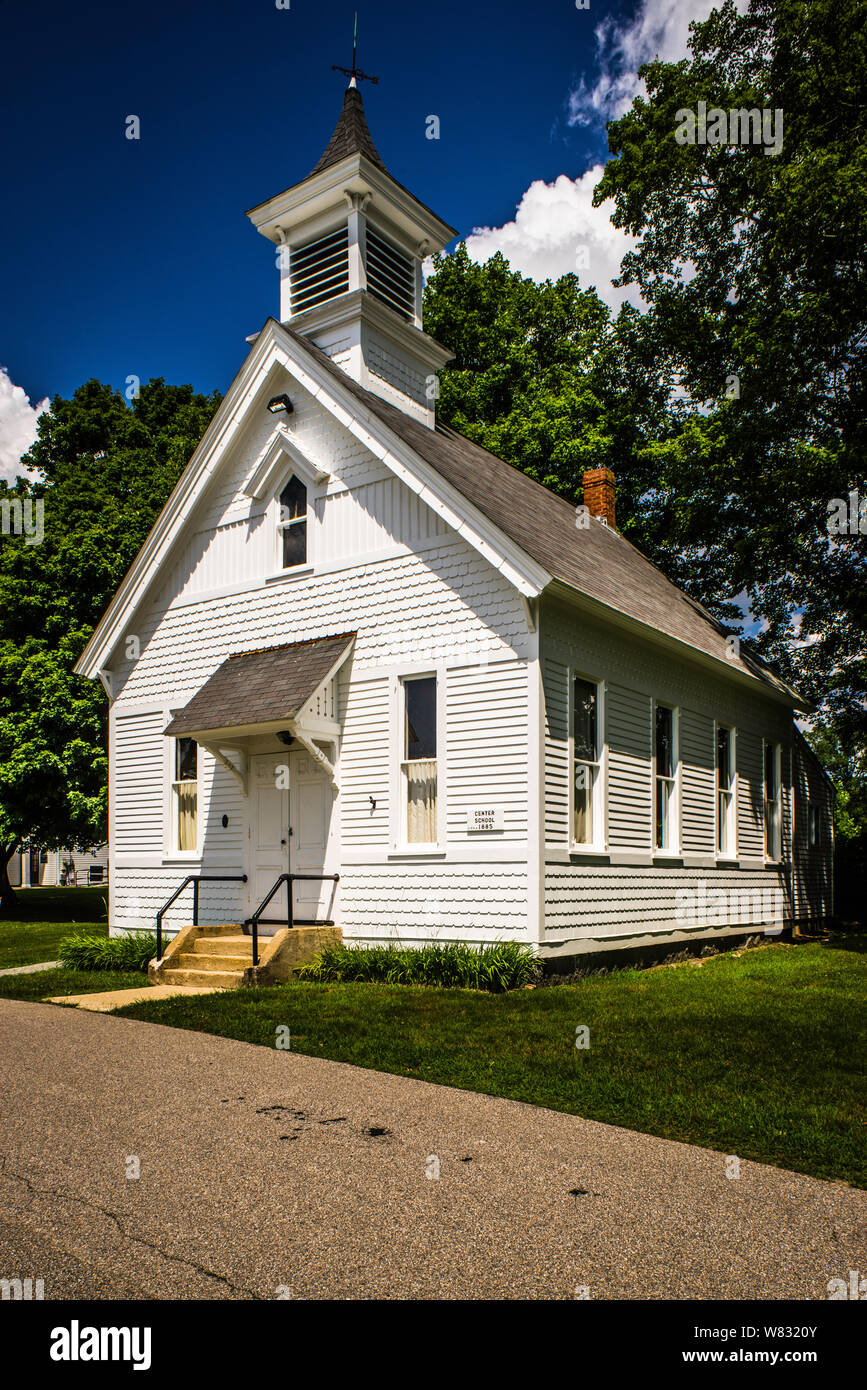 Center School Salem Historic District Salem, Connecticut, USA Stock ...