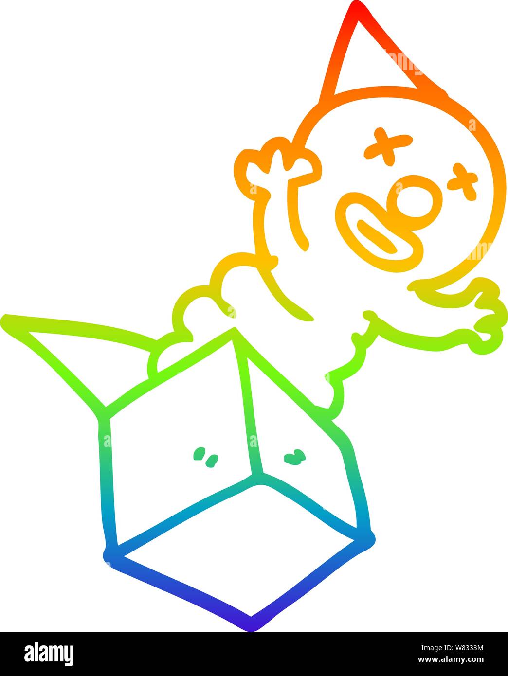 Springing toy Stock Vector Images - Alamy