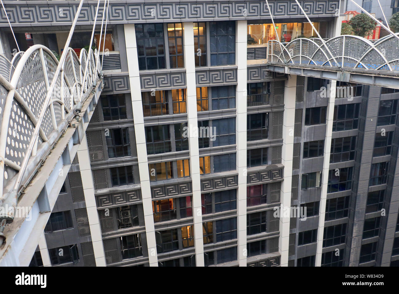 Bridges Connecting Buildings High Resolution Stock Photography and ...