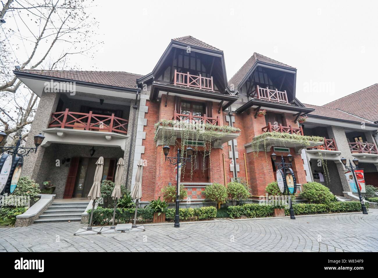 View of the Sinan Mansions, which has been turned into an open-air ...