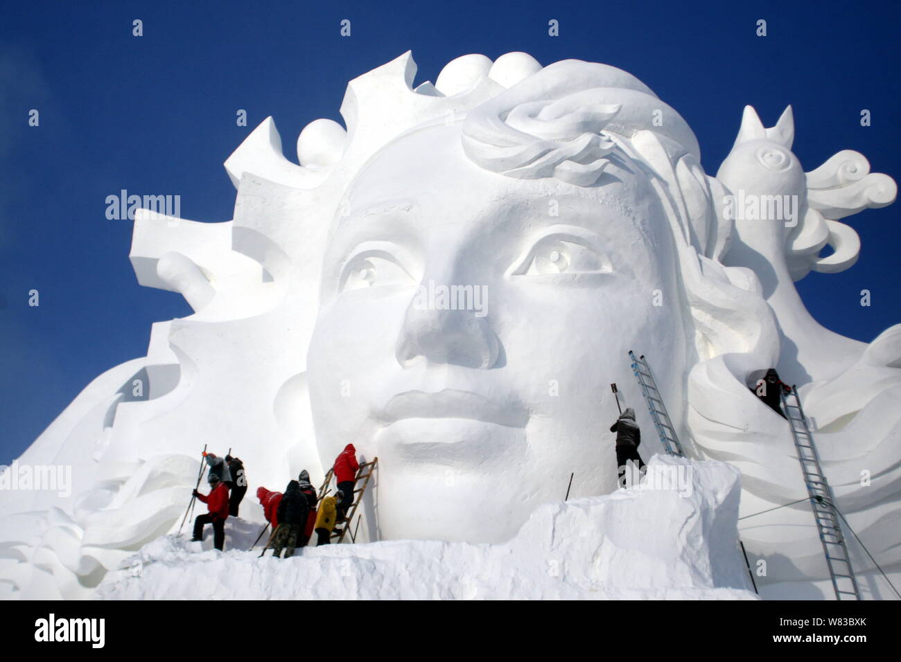 Island Snow Art