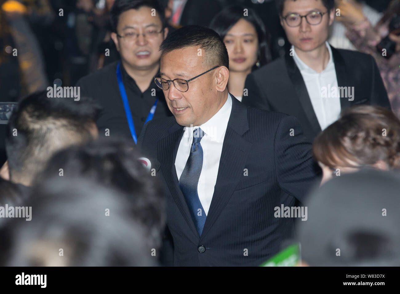 Chinese actor Jiang Wen arrives at a premiere for his movie "Rogue One ...