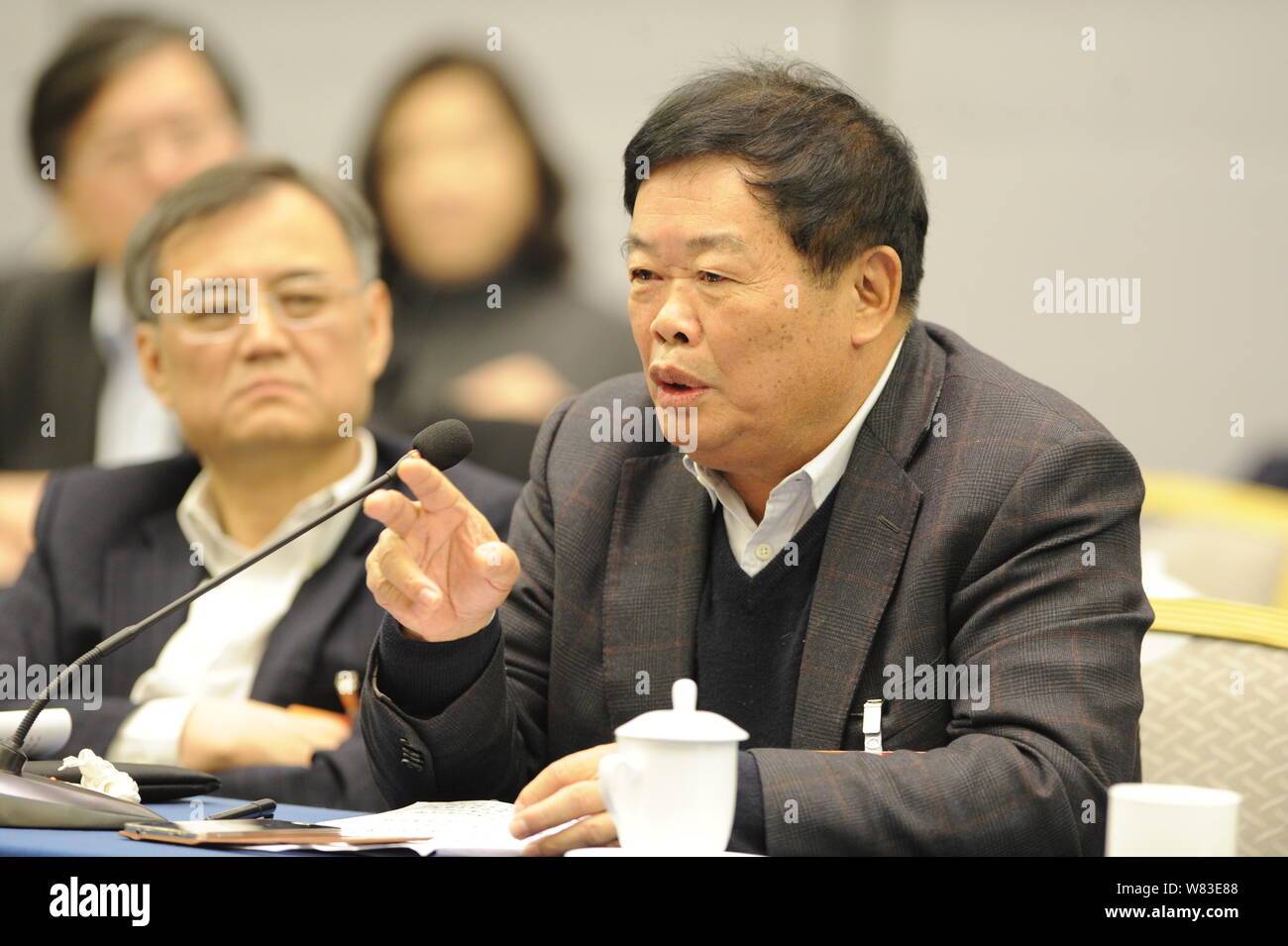 --FILE--Cho Tak Wong (Cao Dewang), Chairman of Fuyao Group and Chairman ...